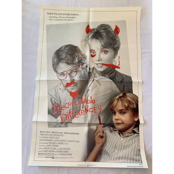 Art | Irreconcilable Differences Original One Sheet Movie Poster Folded 1984 | Poshmark